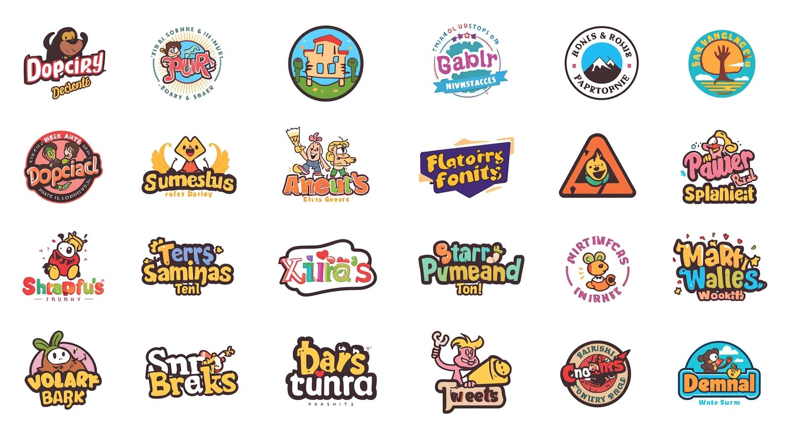 Cartoon Logos: Fun, Memorable & Perfect for Playful Brands– Logo Helpers