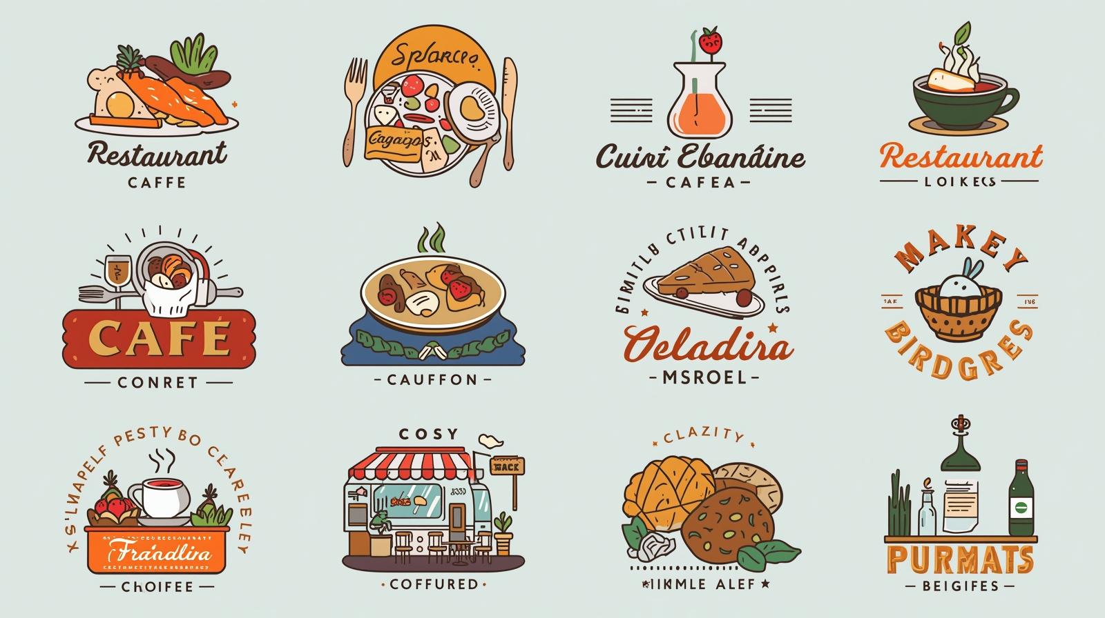 Cartoon Logos for Restaurants & Cafés– Logo Helpers