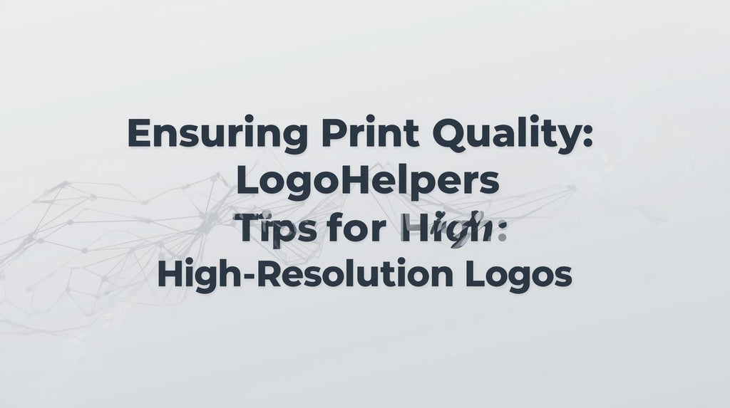 Ensuring Print Quality: LogoHelpers Tips for High-Resolution Logos ...
