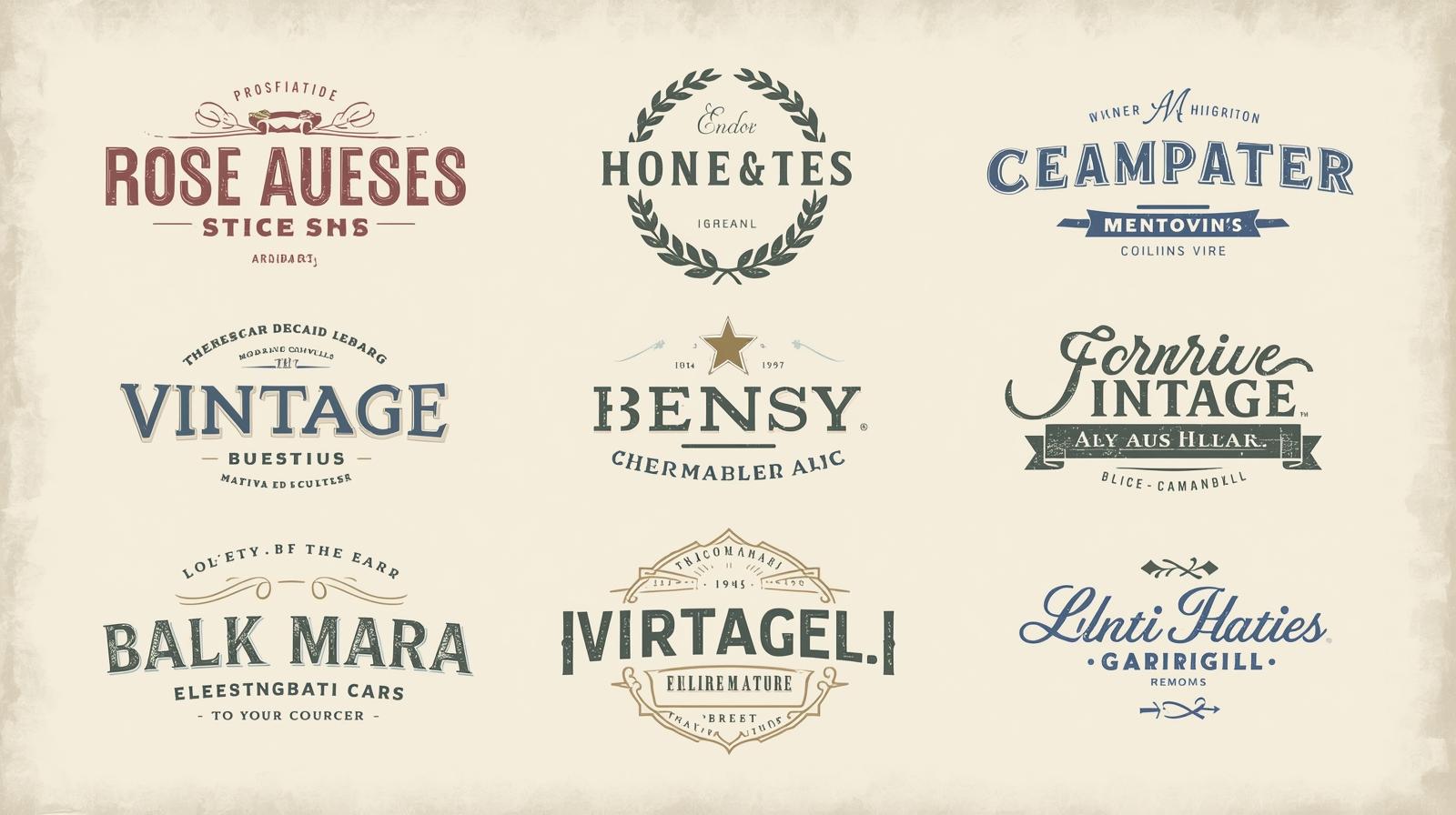 Vintage Logos: Nostalgia, Trust, and Classic Design Elements– Logo Helpers